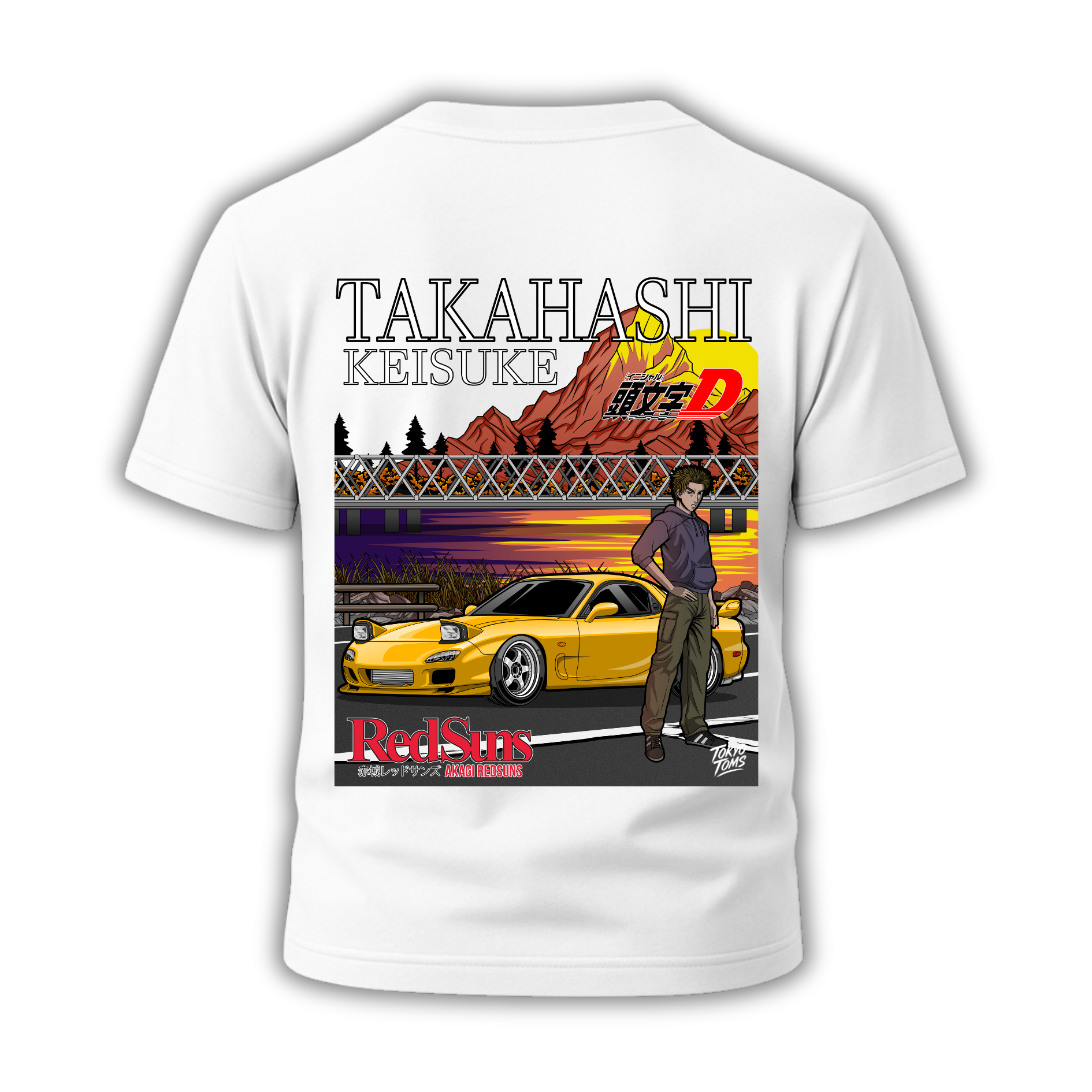 Initial D - Keisuke Takahashi Edition RX-7 FD3S T-shirt