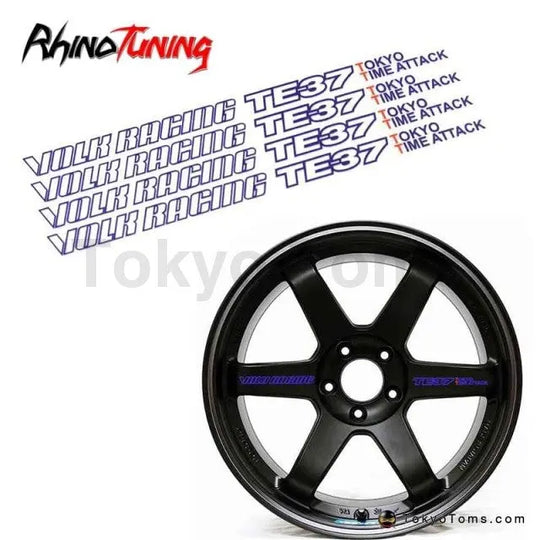 Set Volk Racing TE37 Sticker - Tokyo Tom's