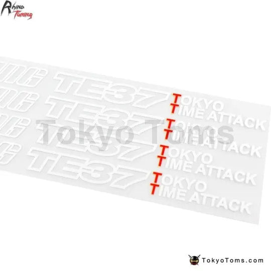 Set Volk Racing TE37 Sticker - Tokyo Tom's